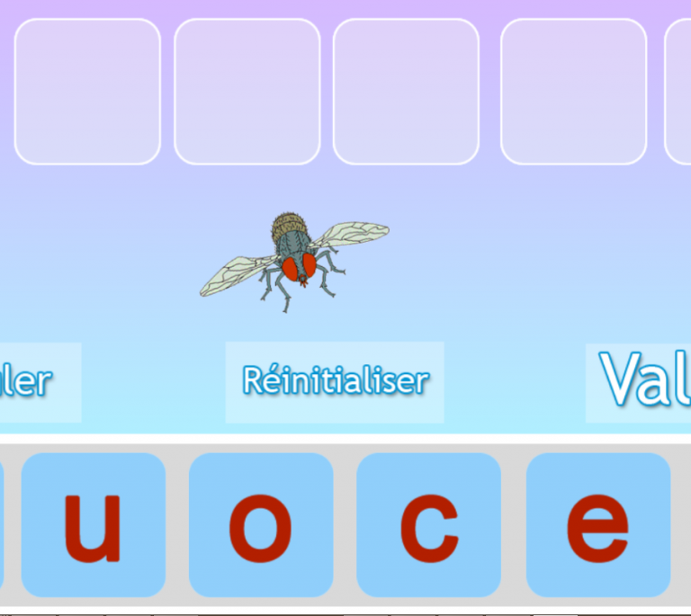 Epeler les mots. Exercices 4 - Tests & Jeux éducatifs en ligne